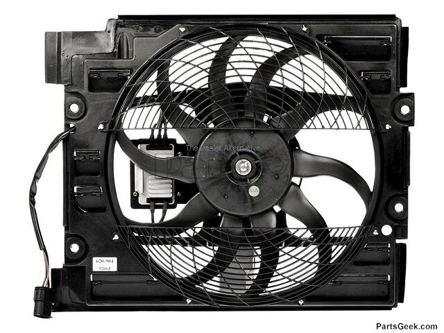 BMW 528i Radiator Fan - Cooling System - Replacement Dorman ACM TYC ...