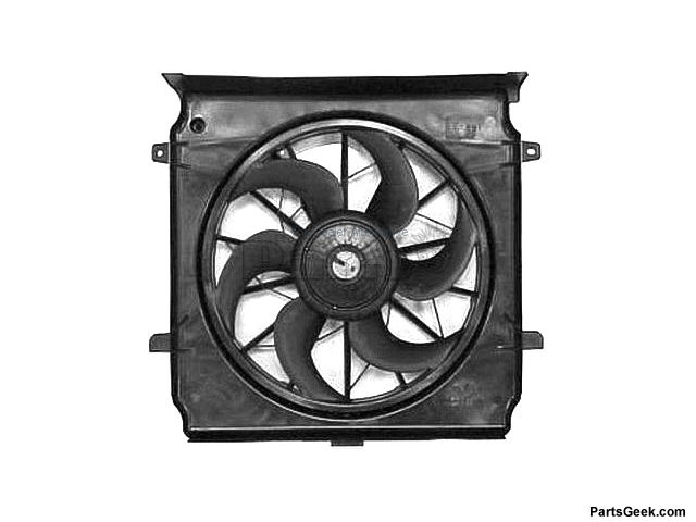 Jeep Liberty Radiator Fan - Cooling System - Replacement Action Crash ...