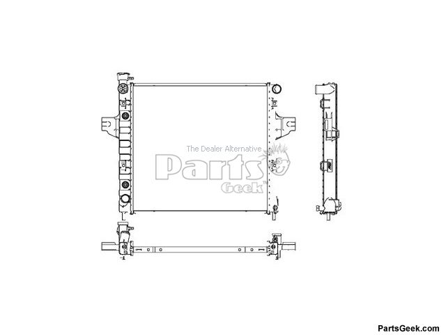04 2004 Jeep Grand Cherokee Radiator - Cooling System - APDI, API ...