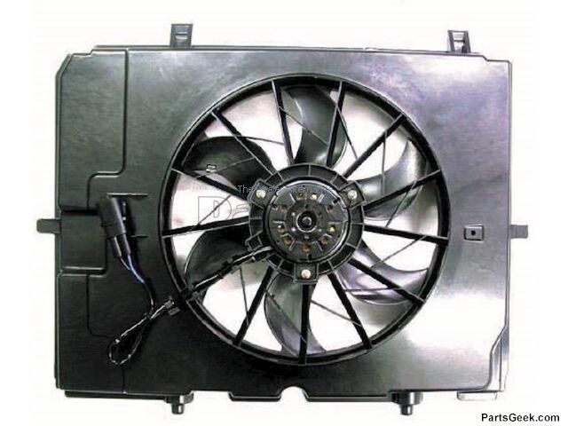 Mercedes E320 Radiator Fan - Cooling System - Replacement Action Crash ...