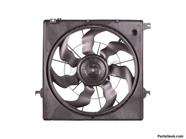 Hyundai Santa Fe Radiator Fan - Cooling System - Replacement Action ...
