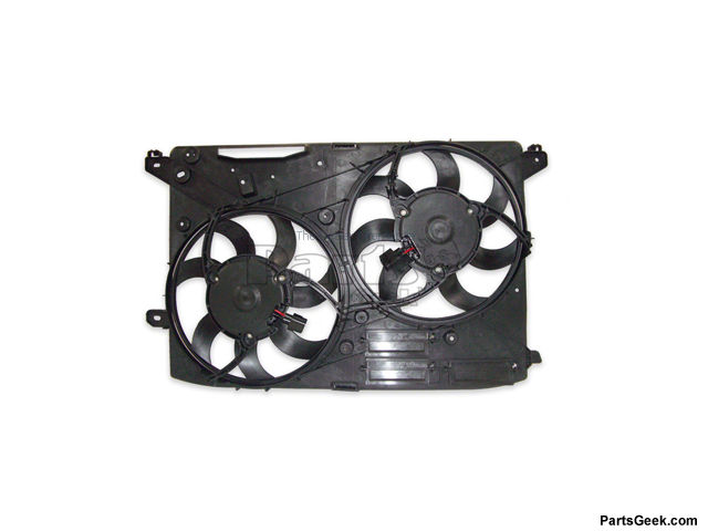 Ford Fusion Radiator Fan - Cooling System - Replacement Action Crash ...
