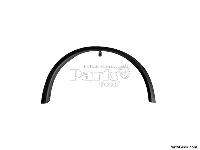 Nissan Rogue Wheelhouse Molding - Fender Moldings - Action Crash - 2016 ...