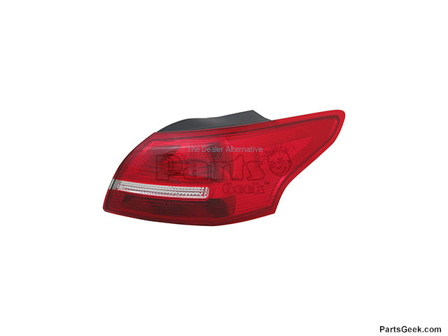 16 2016 Ford Focus Tail Light Assembly - Body Electrical - Action Crash ...