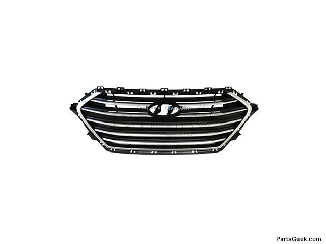 Hyundai Elantra Grille - Grill - Replacement Action Crash DIY Solutions ...