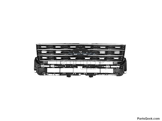 16 2016 Ford Explorer Grille Assembly - Body Mechanical & Trim - Action ...
