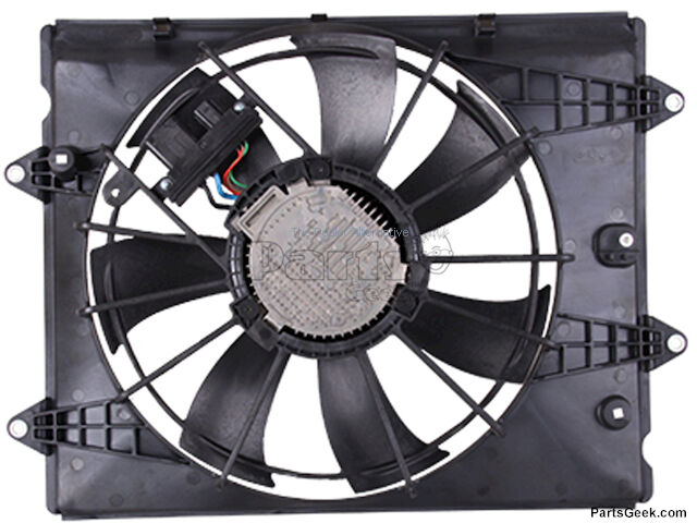 16 2016 Honda Civic Radiator Fan Assembly - Cooling System - Action ...