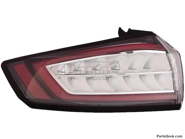 17 2017 Ford Edge Tail Light Assembly - Body Electrical - Action Crash ...