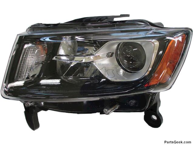 14 2014 Jeep Grand Cherokee Headlight Assembly - Body Electrical ...