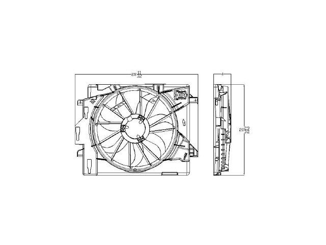 2008-2020 Dodge Grand Caravan Radiator Support - Action Crash ...