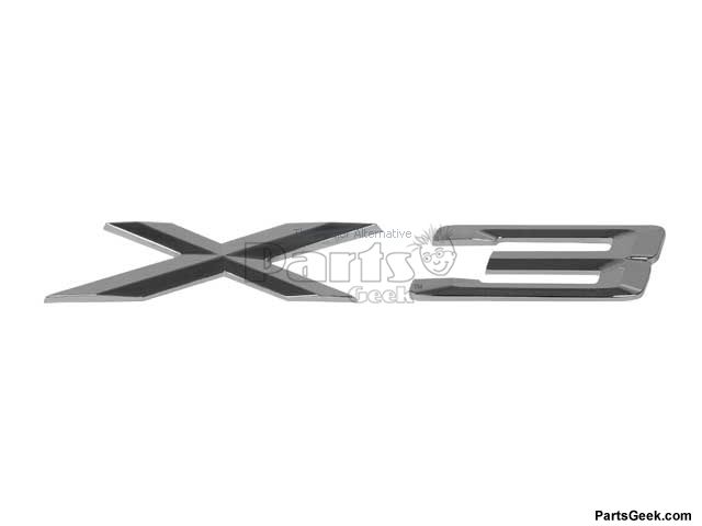 BMW X3 Emblem - Emblems - Genuine - 2006 2004 2005 2007 2008 2012 2013 ...