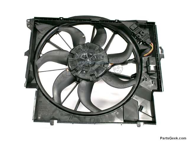 BMW 335i Radiator Fan - Cooling System - TYC Action Crash Brock Genuine ...