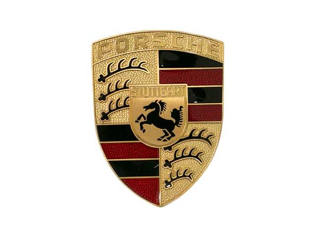 1965-1994 Porsche 911 Hood Emblem - Genuine 901 559 210 26 - PartsGeek.com