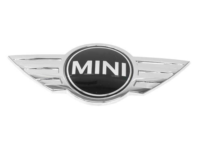 2007-2015 Mini Cooper Hood Emblem - Genuine 51 14 2 754 973 - PartsGeek.com