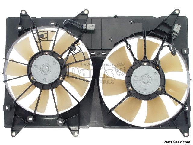 Toyota Highlander Radiator Fan - Cooling System - Replacement Action ...