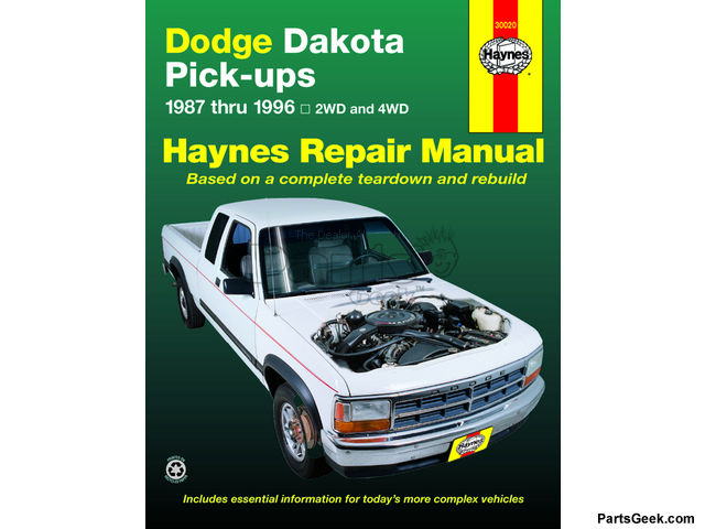 Dodge Dakota Repair Manual - Service Manual - Haynes - 1993 2004 2000 ...