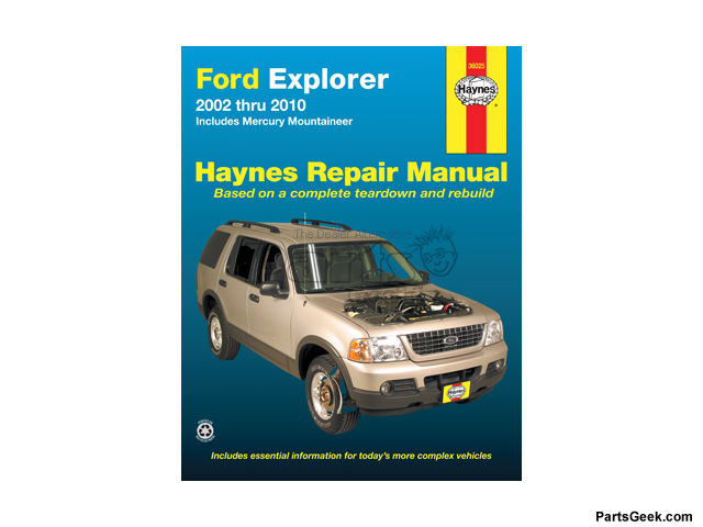 Ford Explorer Repair Manual - Service Manual - Haynes - 2000 2002 1999 ...