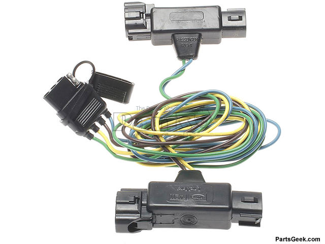 98 1998 Dodge Ram 2500 Trailer Connector Kit - Body Electrical - AC ...