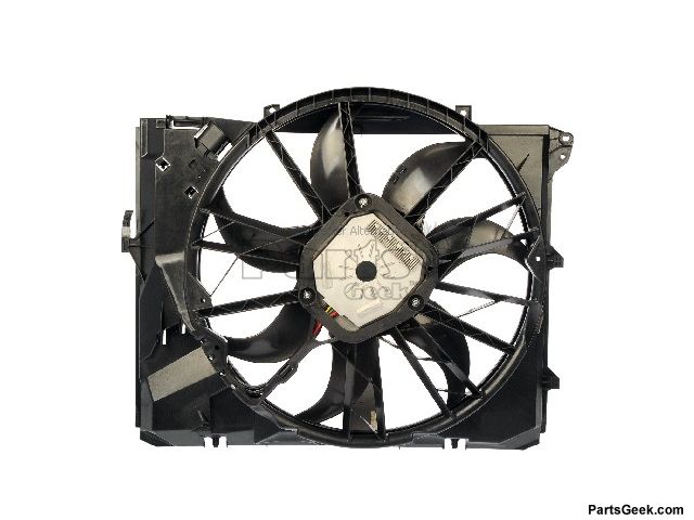 BMW 328i Radiator Fan - Cooling System - Replacement TYC Dorman Action ...