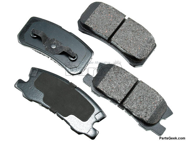 Mitsubishi Montero Brake Pads - Disc Brake Pad - Centric Akebono Wagner ...