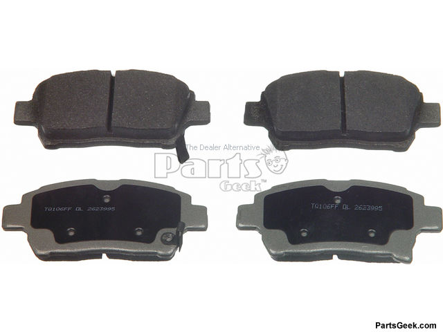 Toyota Prius Brake Pads - Disc Brake Pad - Wagner Centric DuraGo ...