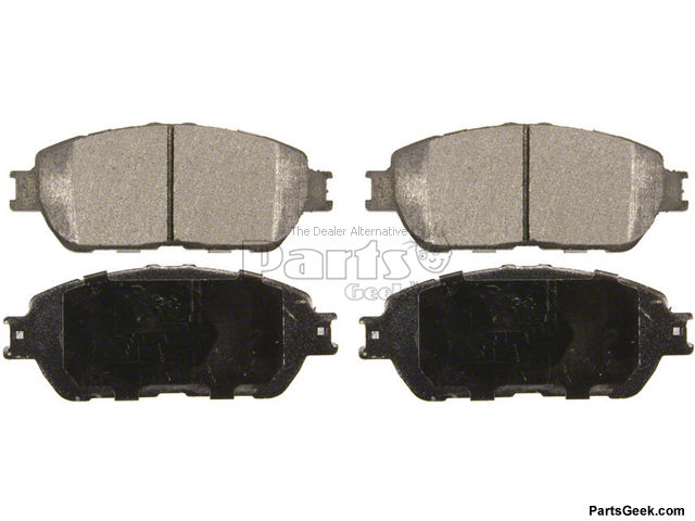 Toyota Sienna Brake Pads - Disc Brake Pad - Centric DuraGo TRQ Akebono ...