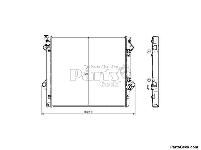 Lexus GX470 Radiator - Auto Radiators - DENSO Denso DIY Solutions ...