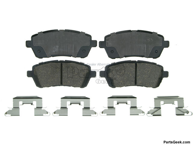Ford Fiesta Brake Pads - Disc Brake Pad - DuraGo TRQ Detroit Axle ...