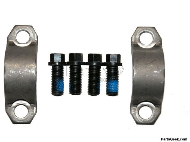 00 2000 Ford F250 Super Duty U Joint Strap Kit - Driveshaft & Axle ...