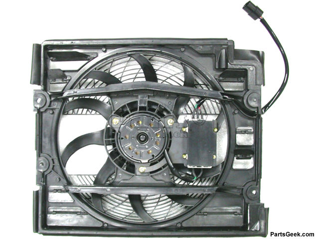 BMW 530i Radiator Fan - Cooling System - Replacement TYC Dorman APDI ...