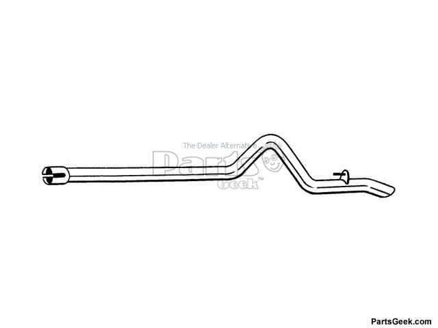Dodge Sprinter 2500 Exhaust Pipe - Exhaust Pipes - API Bosal DEC - 2008 ...