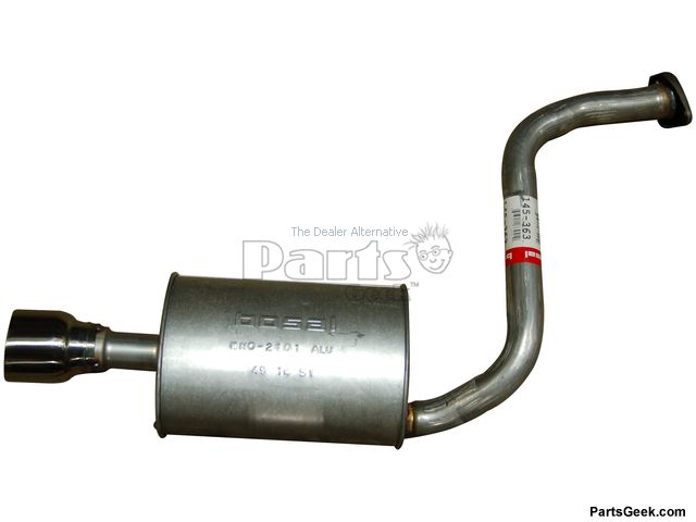 Nissan Maxima Muffler - Mufflers - API Bosal Walker Flowmaster DIY ...