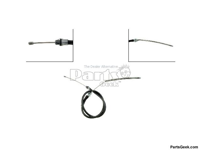 Ford F250 Parking Brake Cable - Braking Cables - Dorman Raybestos ...