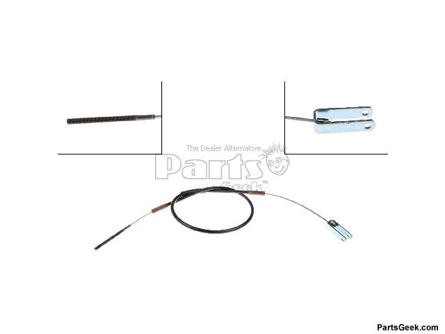 62 1962 Chevrolet C10 Pickup Parking Brake Cable - Brake - AC Delco ...