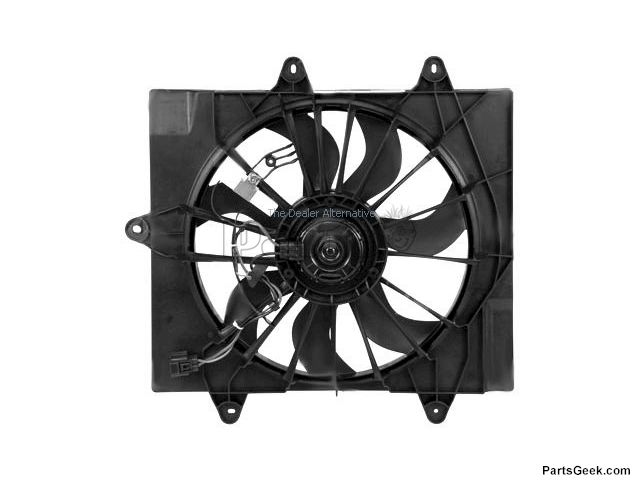 03 2003 Chrysler PT Cruiser Radiator Fan Assembly - Cooling System ...