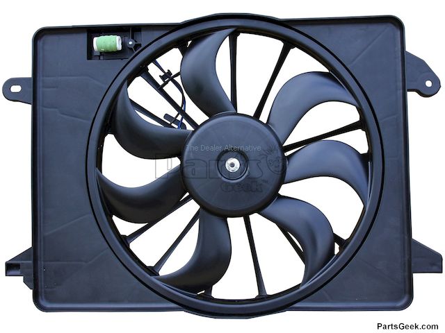 12 2012 Dodge Charger Radiator Fan Assembly - Cooling System - APDI ...