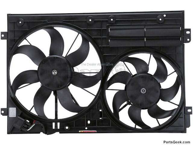 14 2014 Volkswagen Passat Radiator Fan Assembly - Cooling System - APA ...
