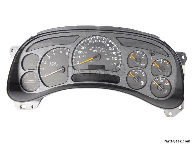 04 2004 Chevrolet Silverado 1500 Instrument Cluster - Body Electrical ...