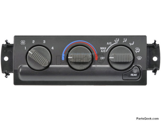 00 2000 GMC Jimmy HVAC Temperature Control Panel - Climate Control - AC ...