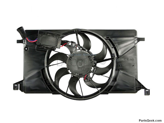 12 2012 Ford Focus Radiator Fan Assembly - Cooling System - API, Action ...