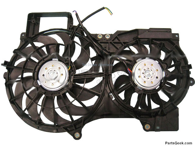 Audi A6 Radiator Fan - Cooling System - Replacement TYC UAC Dorman Behr ...