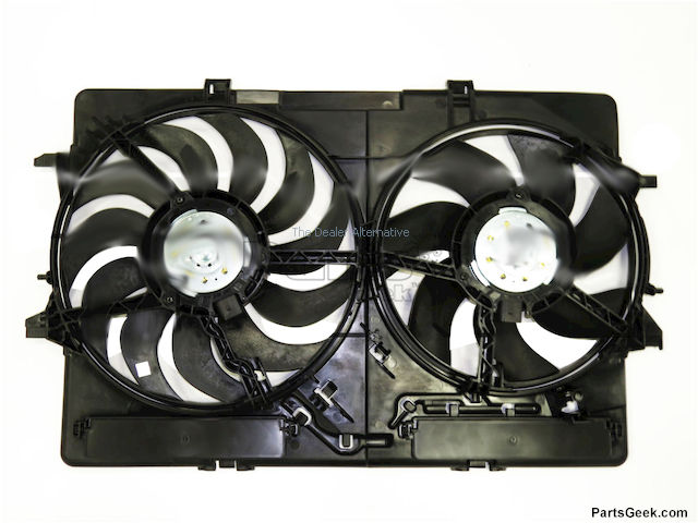 Audi A6 Radiator Fan - Cooling System - Replacement TYC UAC Dorman Behr ...