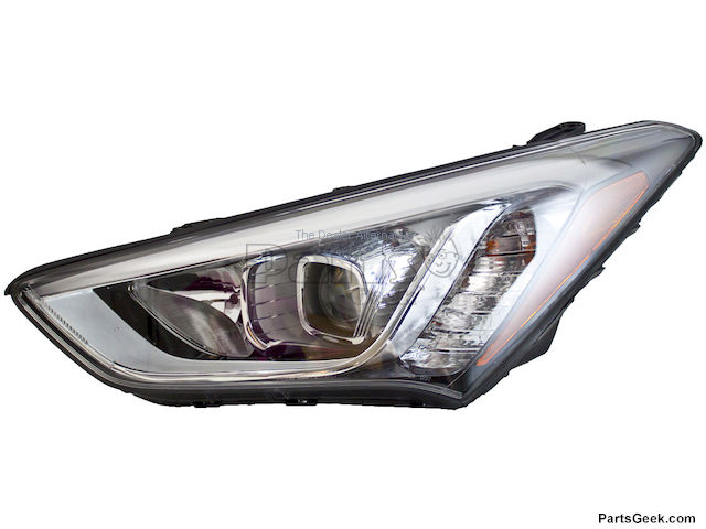 14 2014 Hyundai Santa Fe Sport Headlight Assembly - Body Electrical ...