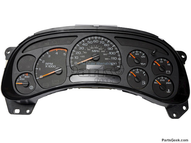 05 2005 Chevrolet Silverado 3500 Instrument Cluster - Body Electrical ...