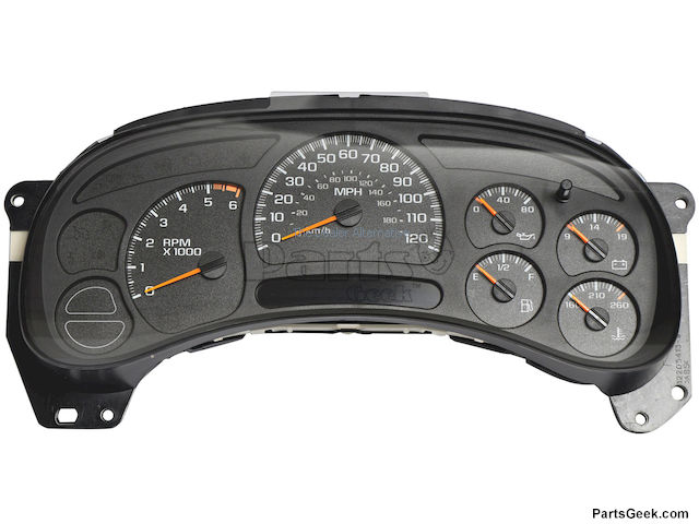 04 2004 Chevrolet Silverado 1500 Instrument Cluster - Body Electrical ...