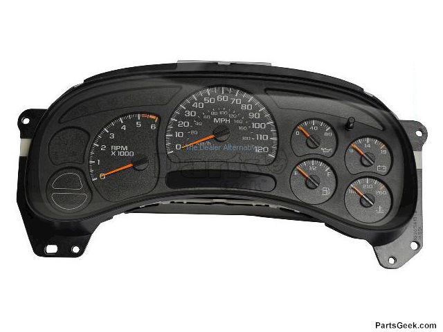 00 2000 Chevrolet Silverado 1500 Instrument Cluster - Body Electrical ...