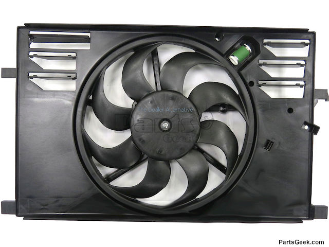 17 2017 Fiat 500X Radiator Fan Assembly - Cooling System - APDI, Action ...