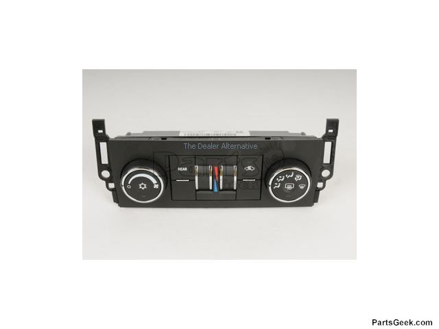 12 2012 Chevrolet Tahoe HVAC Temperature Control Panel - Climate ...