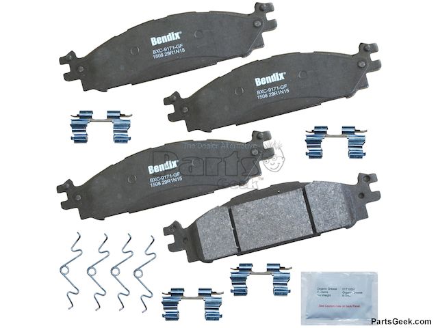 17 2017 Ford Explorer Brake Pad Set - Brake - AC Delco, API, ATE Coated ...