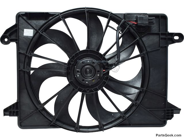 12 2012 Dodge Charger Radiator Fan Assembly Cooling System Apdi